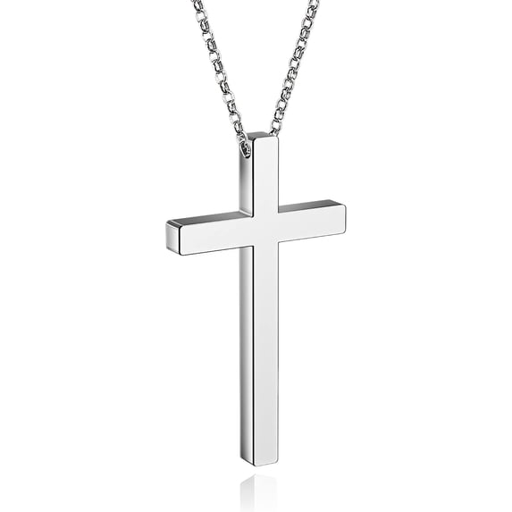 Cross Necklace for Men, Stainless Steel Cross Pendant Necklace for Men ...