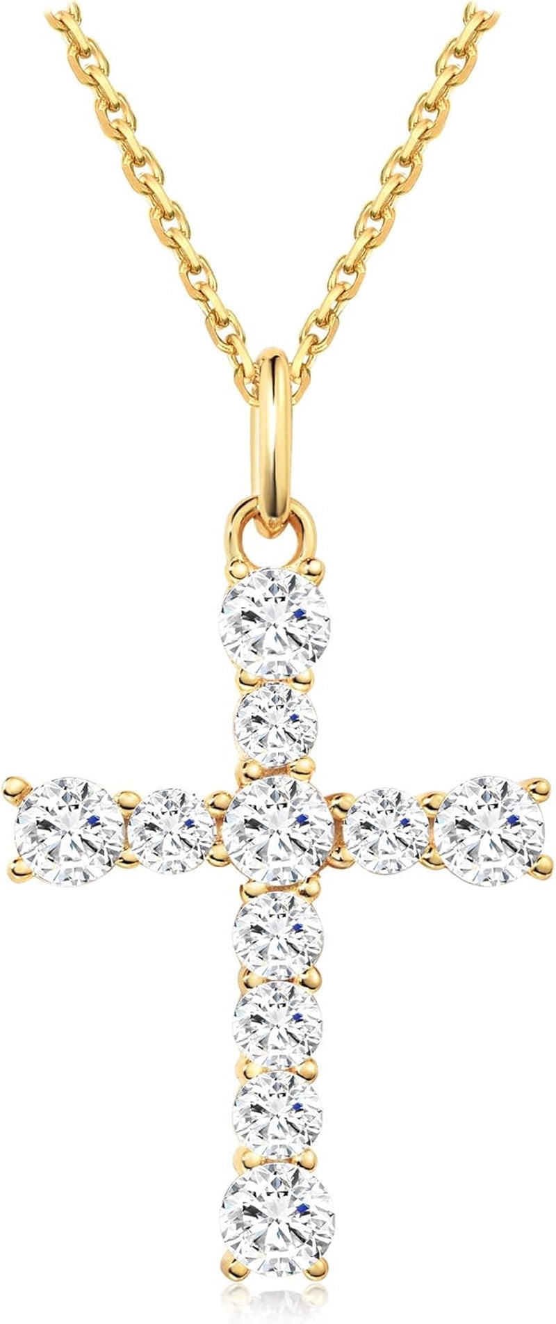 Cross Necklace for Women Gold Diamond Cross Necklaces for Women ...
