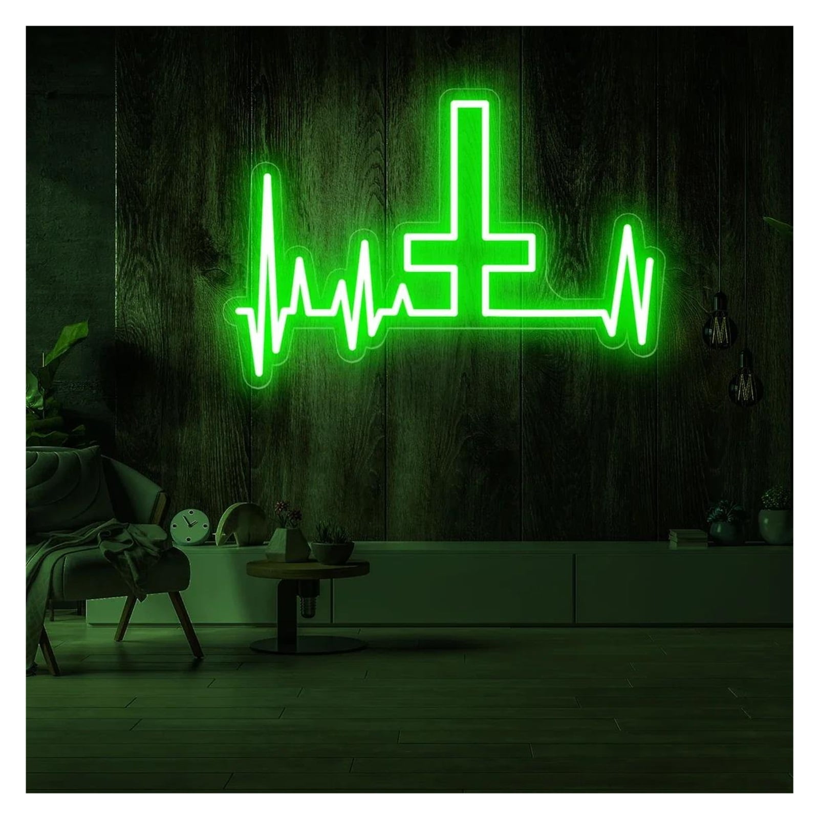 Cross Neon Sign USB Powered Adjustable Brightness Cross Led Neon Lights ...