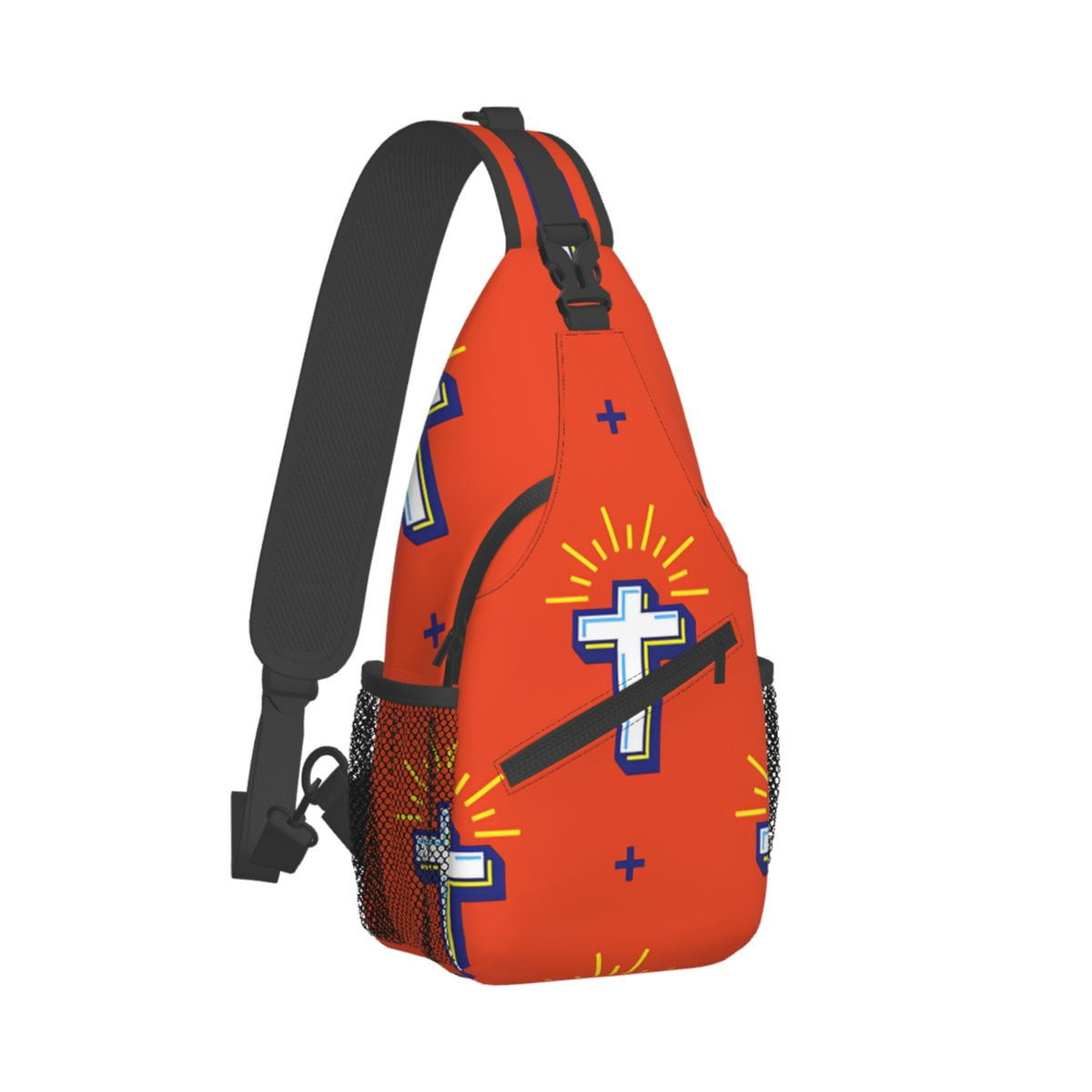 Cross Of Jesus Christ Flat Pattern Crossbody Chest Bags Cross ...