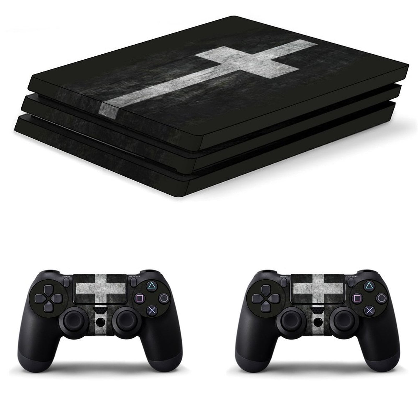 Cross PS4/PS4 Pro/PS4 Slim Skin Sticker For Console And Controller ...