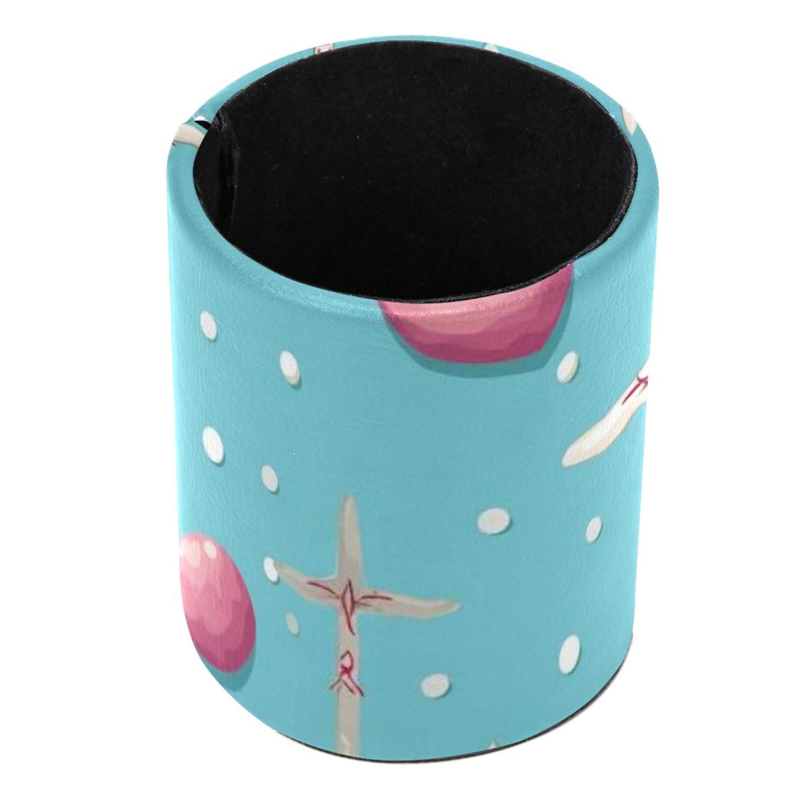 Cross PVC Leather Cylinder Pen Holder and Pencil Organizer - 3.9x3.1 ...