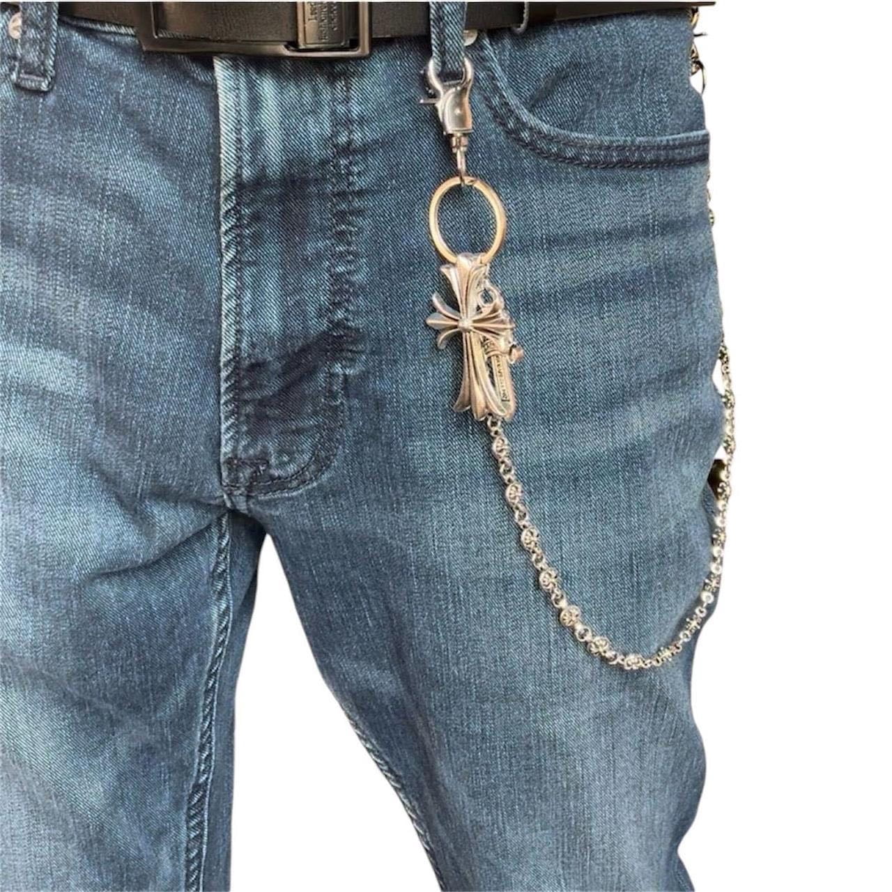 Cross Pants Chain for Men Women,Jeans Chain,Keys Chain,Biker Wallet ...