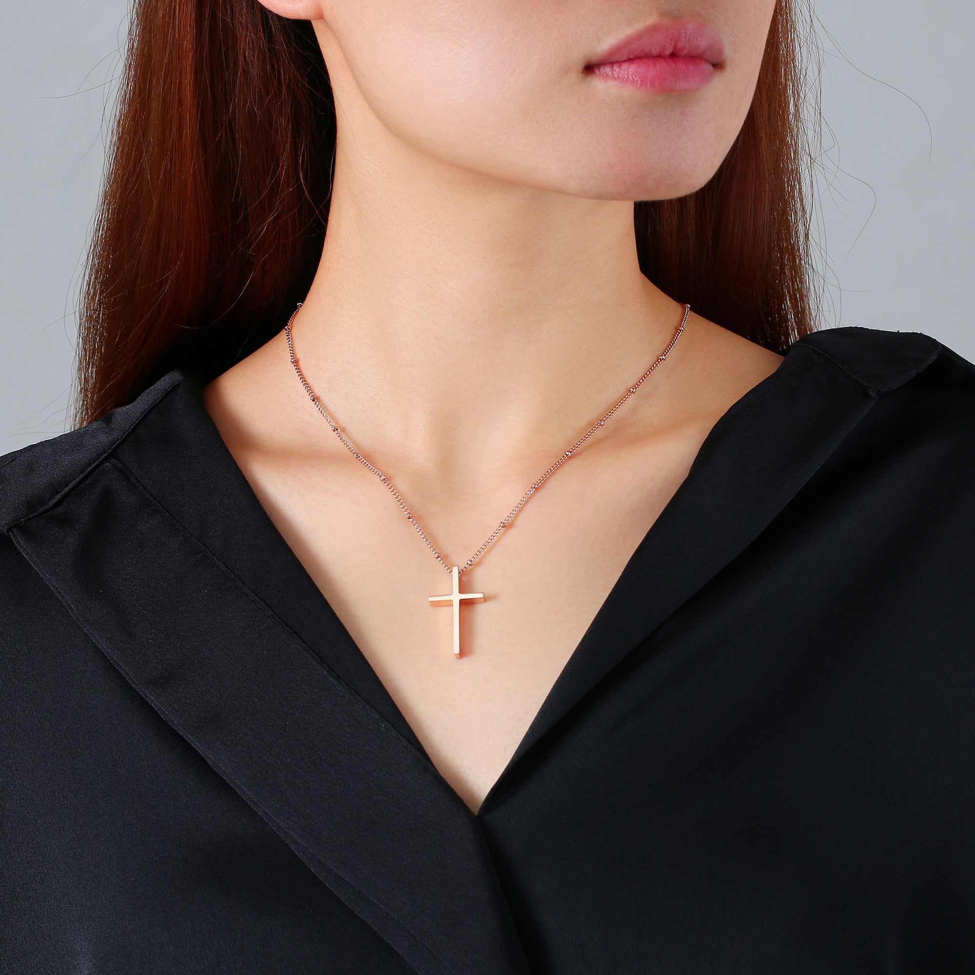 Cross Pendant Necklace for Women Christian Religious Faith Chain ...