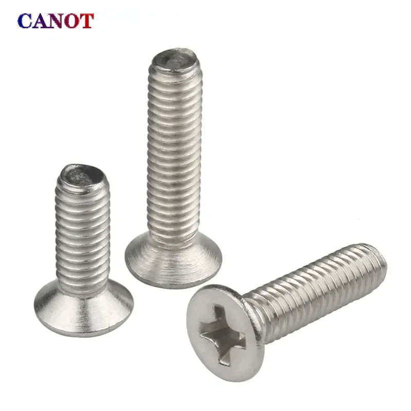 Cross Phillips Flat Screws M1.6 M2 M2.5 M3 M4 M5 M6 Mini Micro Small ...