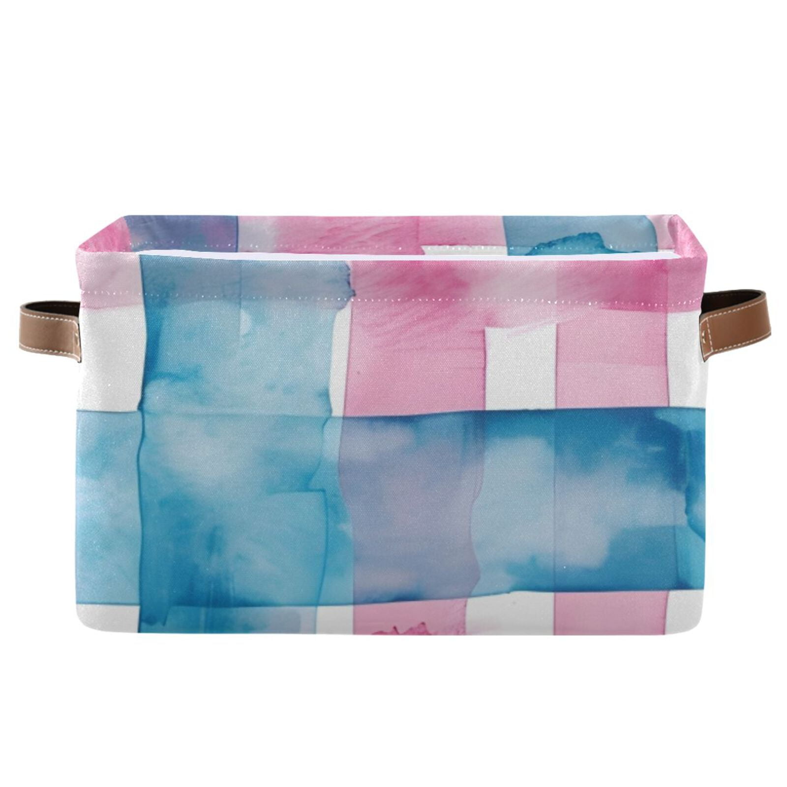 Cross Pink Blue Storage Bins Baskets With Handles Storage Box Clothes ...