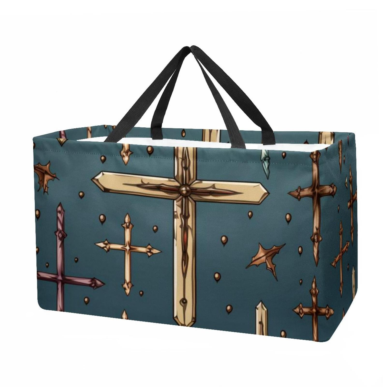 Cross Premium Oxford Cloth Shopping Bags: Reusable, Foldable, and ...