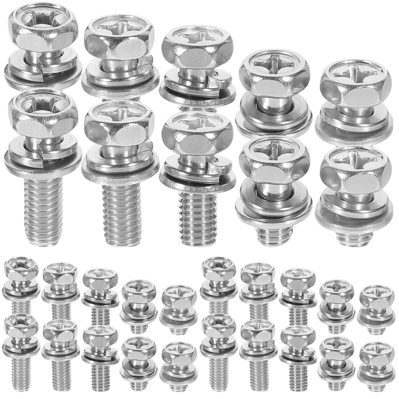 Cross Recessed Bolt Nuts Battery Terminals Machine Screws Motorcycle ...