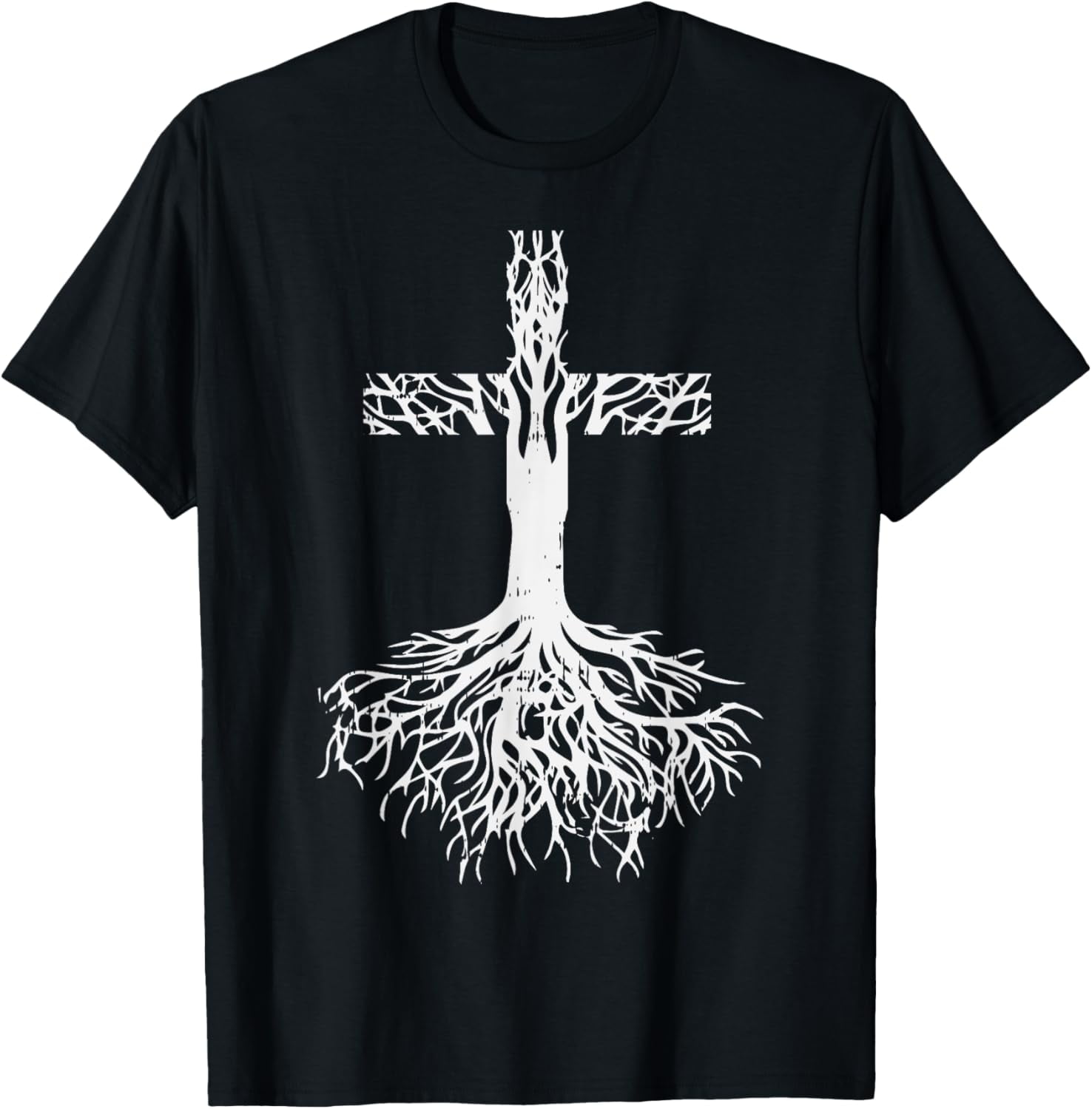 Cross Roots God Jesus Christ Faith Religious Christian Gift T-Shirt ...