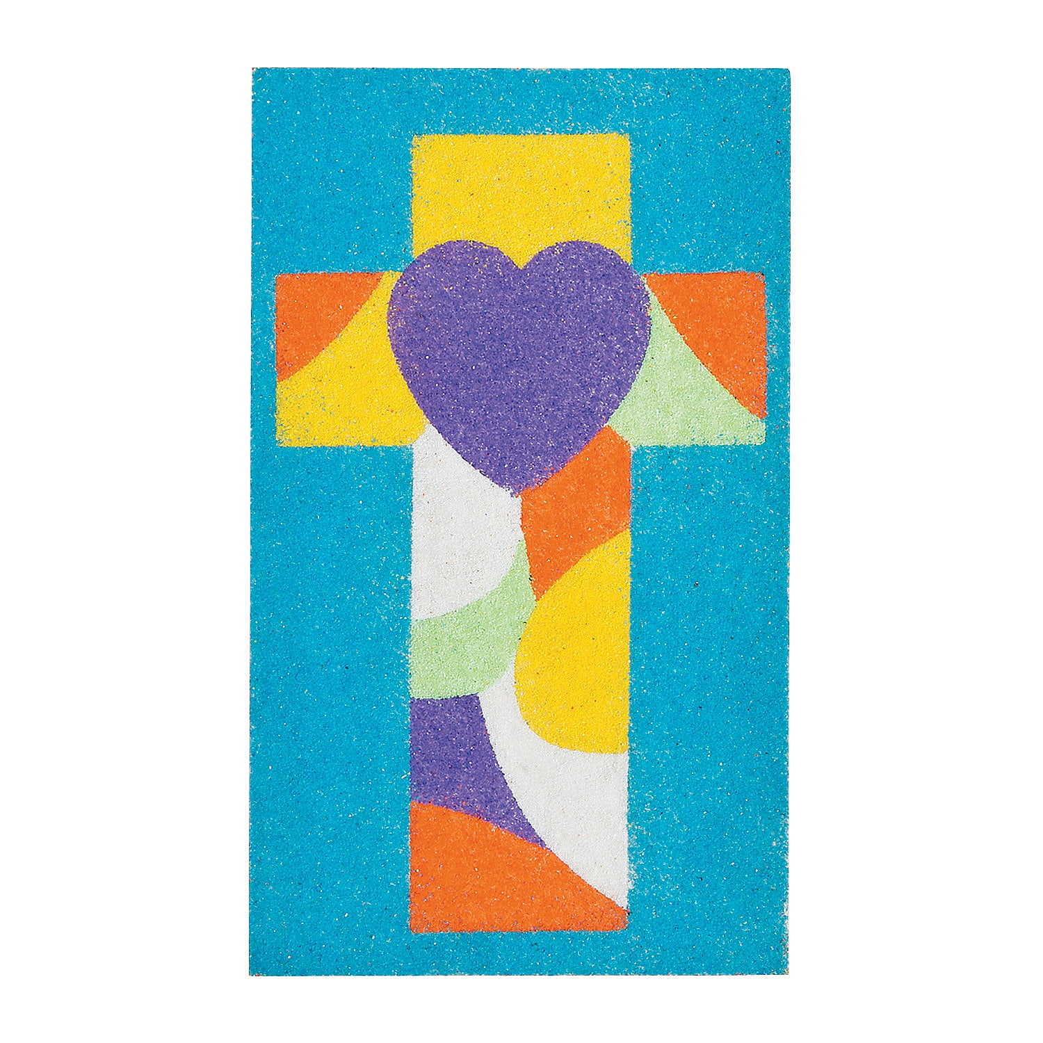 Cross Sand Art Picture Craft Kit - Craft Supplies - 12 Pieces - Walmart.com