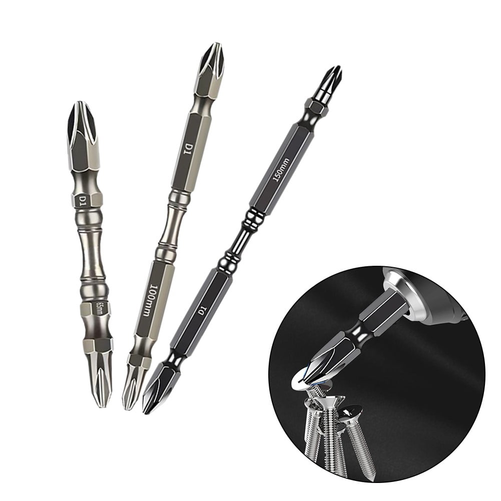 Cross Screwdriver Bit Set Double Head Screwdriver Bits For Hand Drills ...