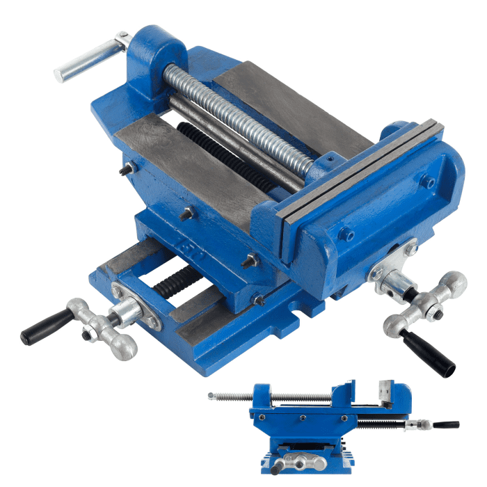 Cross Slide Drill Press, 6" Jaw, 9.4" X-Axis, 8.0" Y-Axis, Drill Press ...