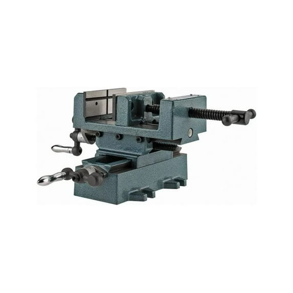 Cross-Slide Drill Press Vise, 4" Jaw Width & Max Opening, 1-3/8" Jaw ...