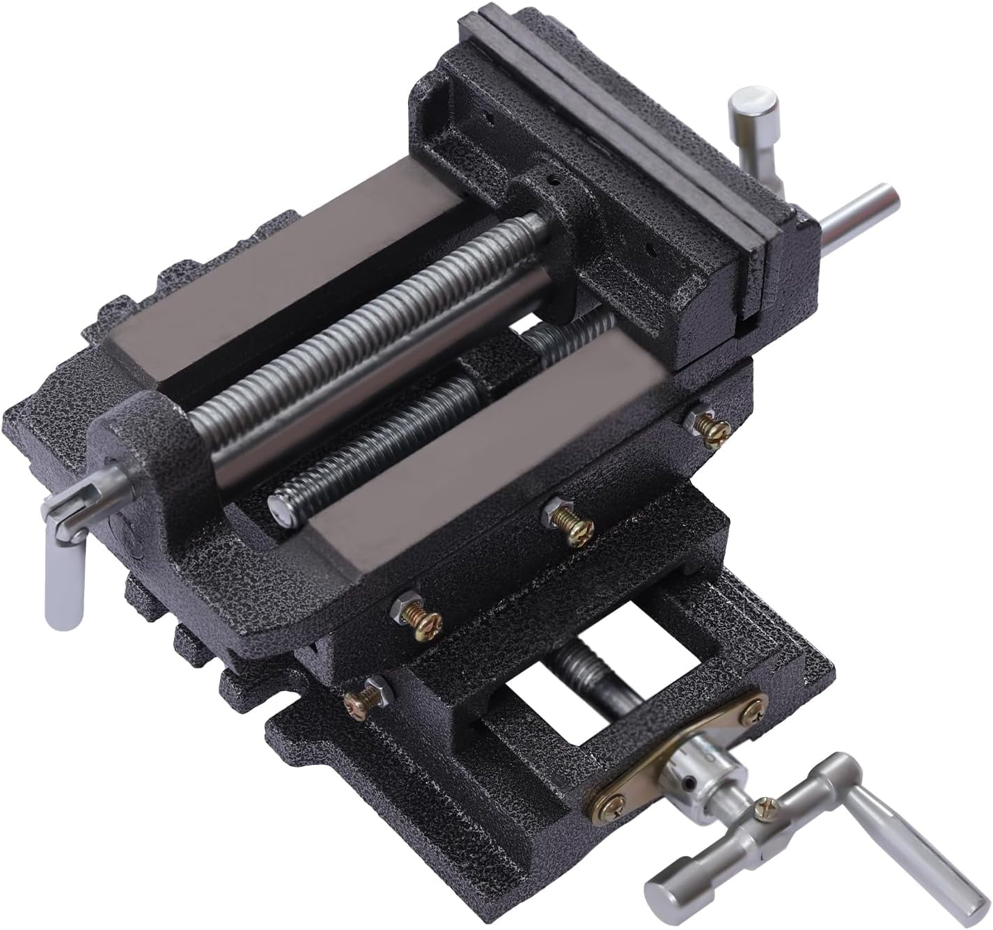 Cross Slide Drill Press Vise, 5 Inch X-Y Heavy Duty Clamp Machine Vice ...