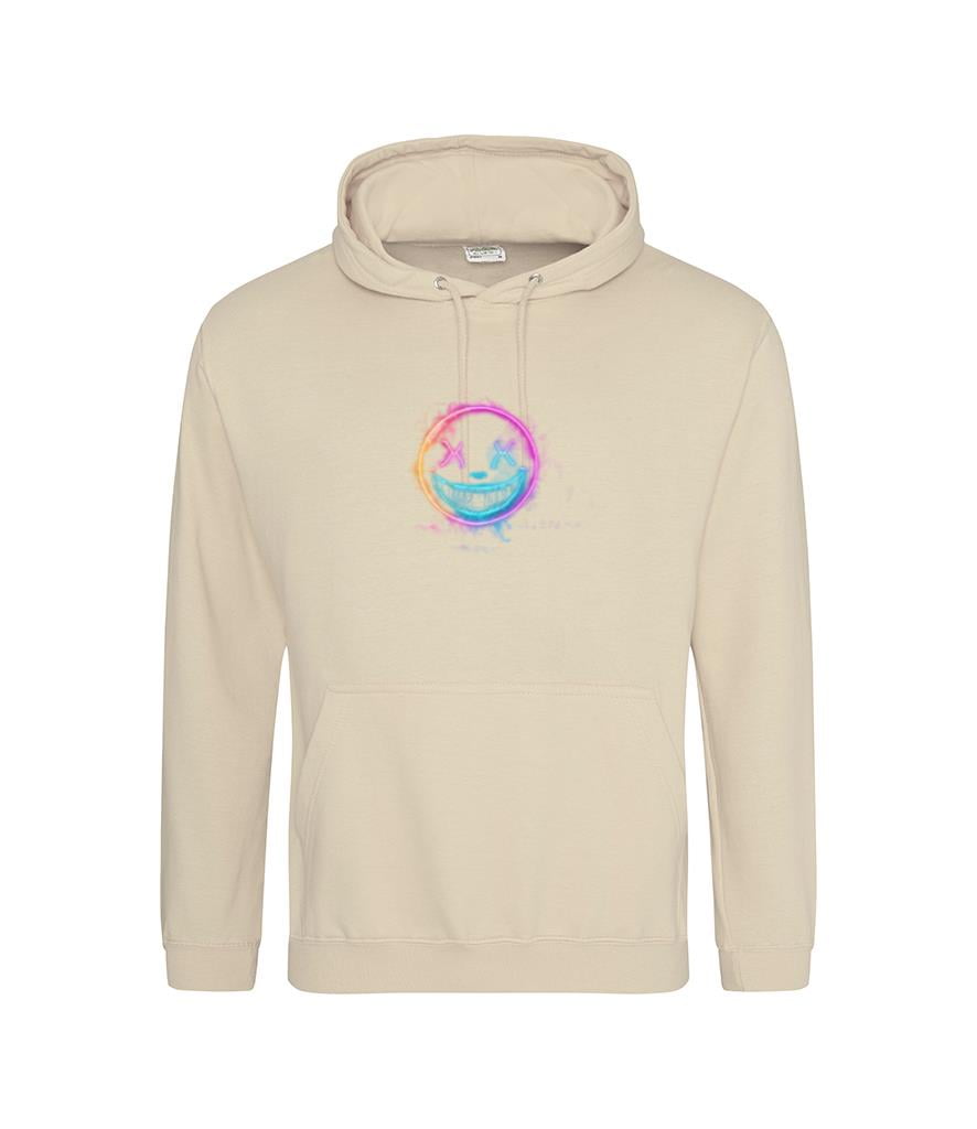 Cross Smiley Face Christian Faith Joyful Expression Graphic Hoodie, for ...