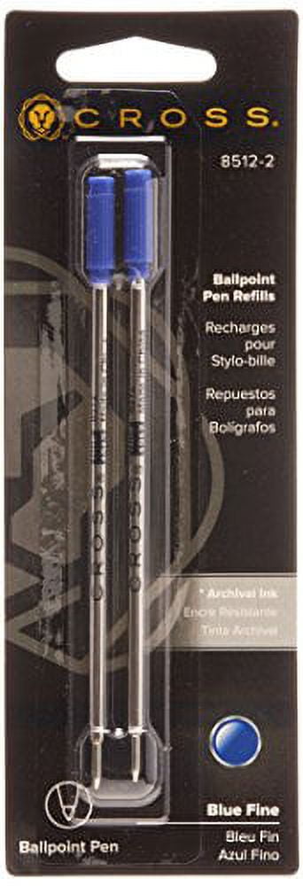 Cross Standard Ballpoint Pen Refill, Choose Black/Blue/Red & Broad ...