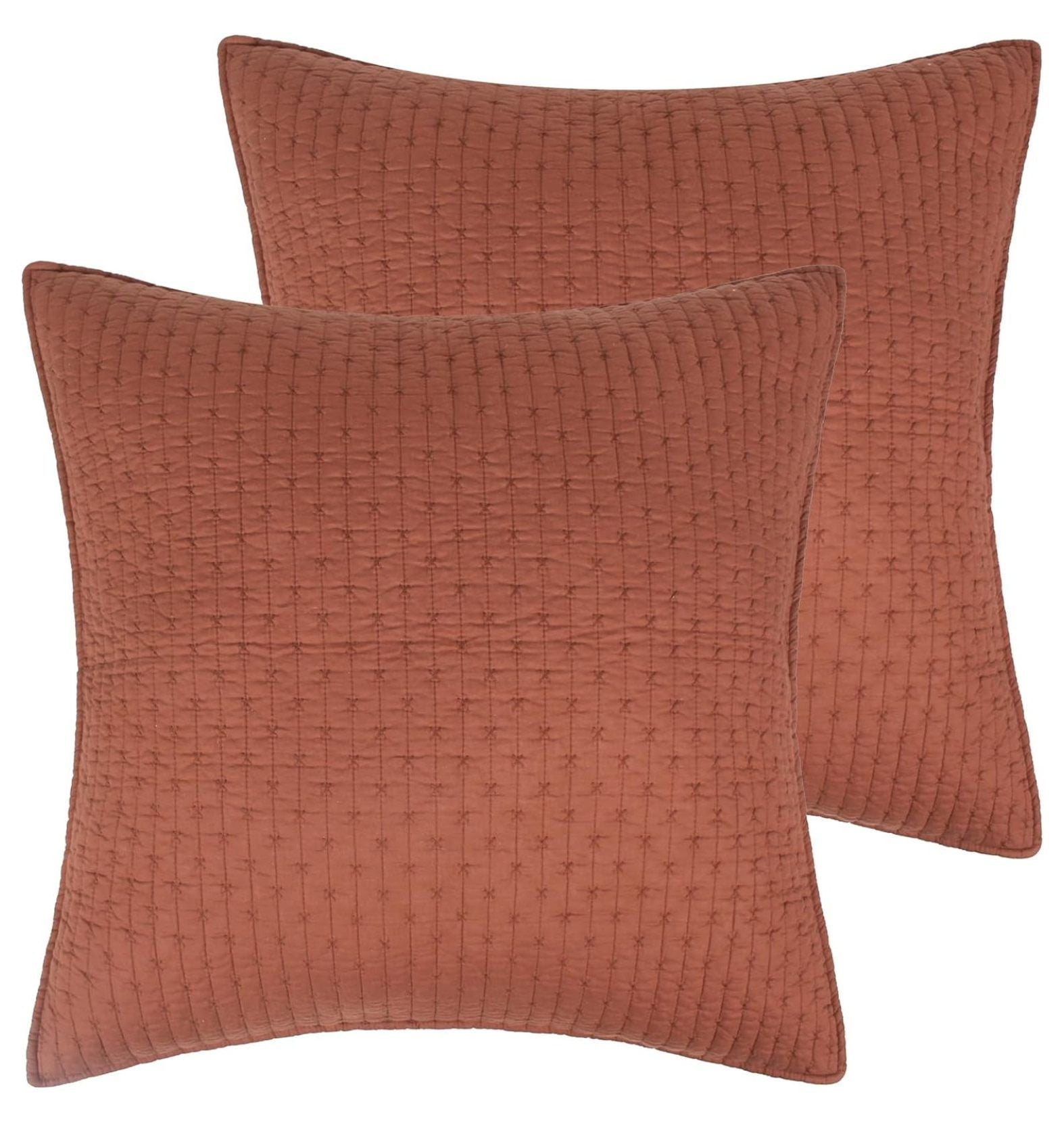 Cross Stitch - Euro Shams Set of Two - (26x26in.), No insert - Cross ...