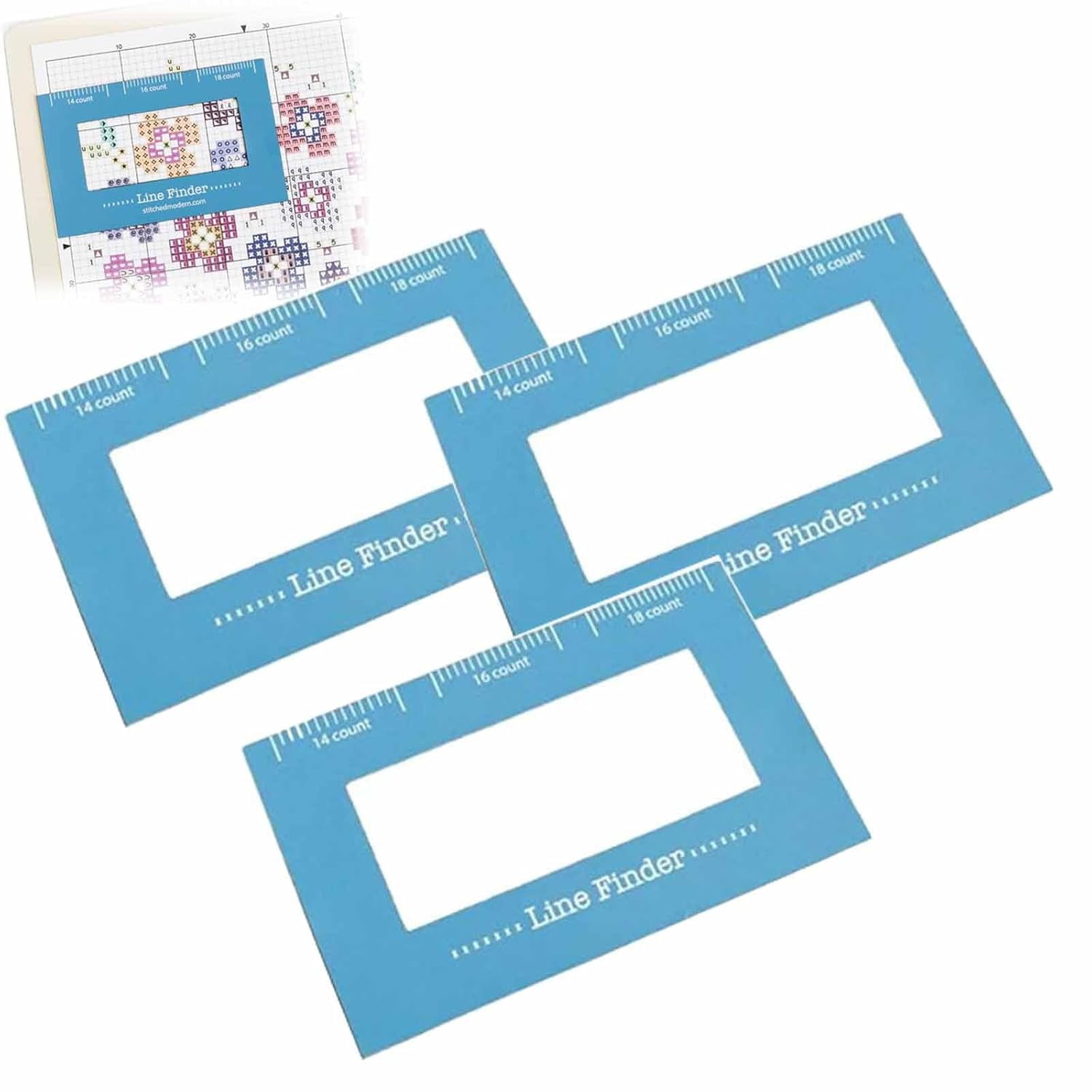 Cross Stitch Magnetic Line Finder, Cross Stitch Pattern Holder ...