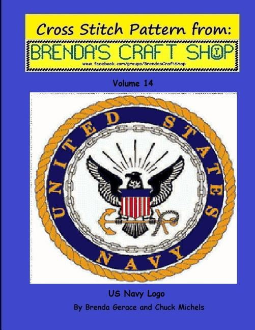 Cross Stitch Patterns from Brenda's Craf US Navy Logo - Cross Stitch ...