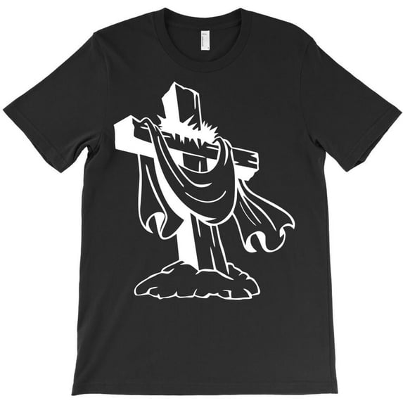 Cross Symbol Funny Christian Religious Faith Graphic Novelty Art H47786 ...