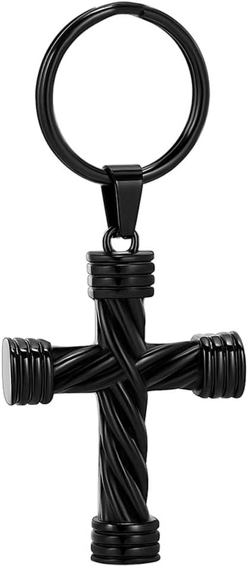 Cross Urn Keychain for Ashes Cross Ash Keychain Memorial Cremation ...