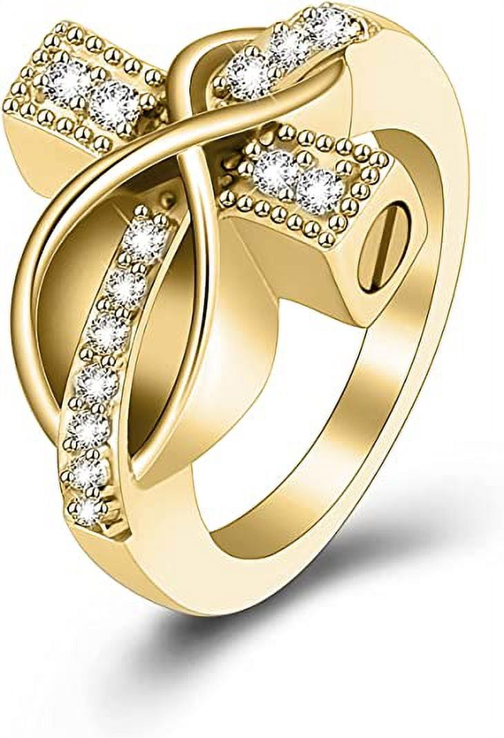 Cross Urn Ring infinity urn Keepsake NO.6-NO.10 Cremation Ring for ...