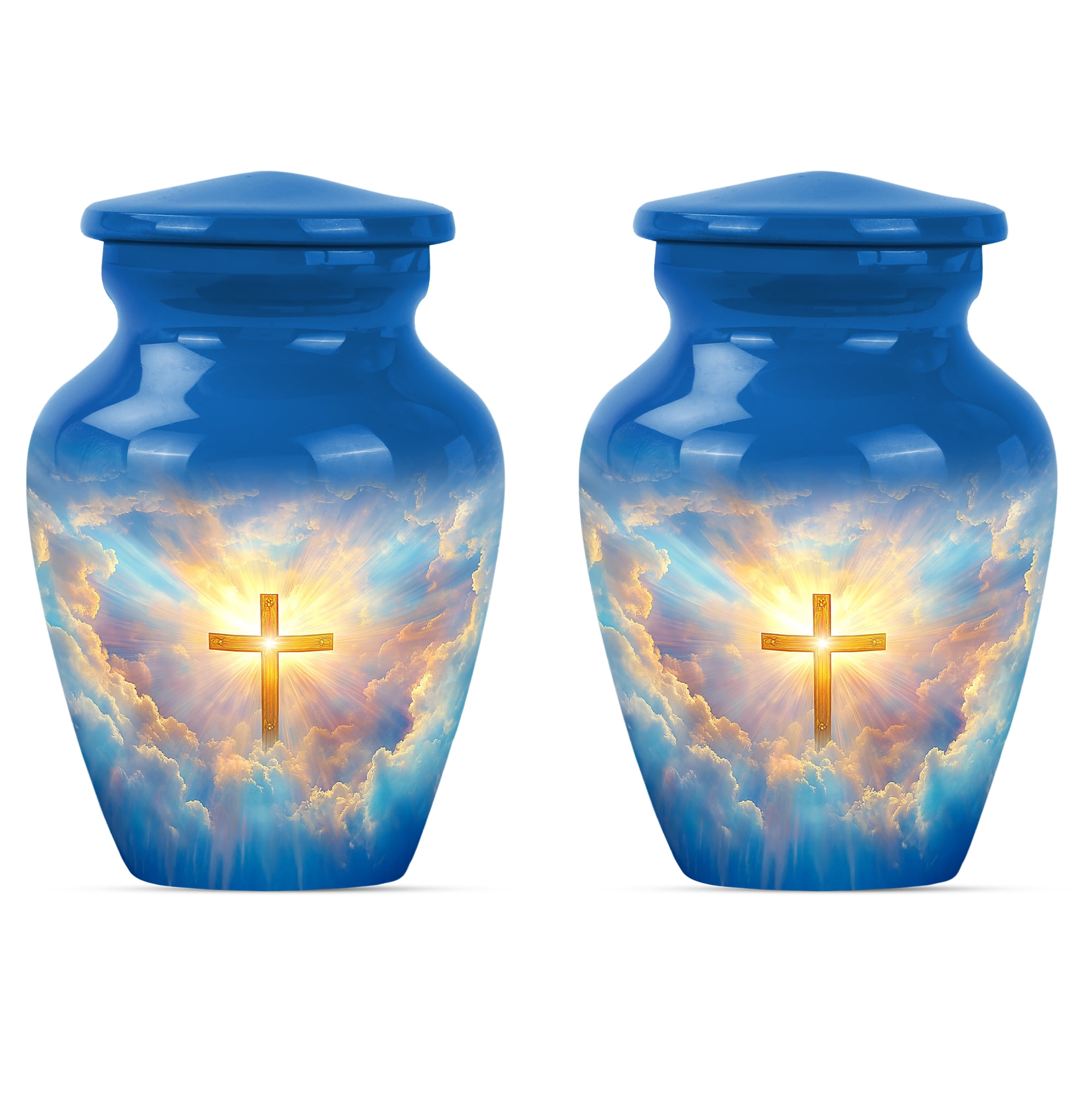 Cross Urns for Human Ashes Adult Man, Small Urn for Ashes for Women ...