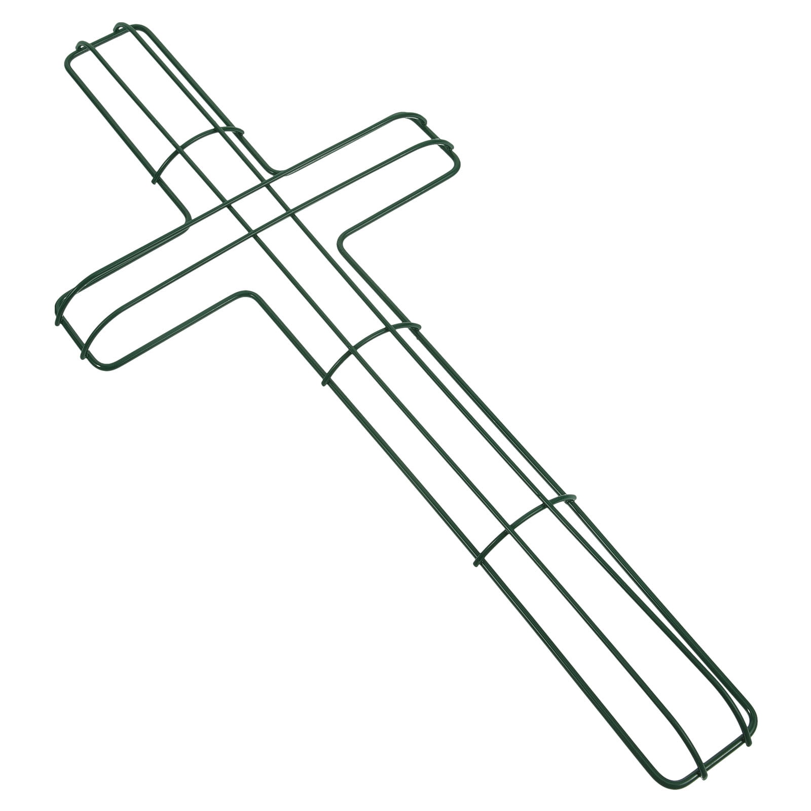 Cross Wreath Frame Metal Cross Shaped Metal Wire Wreath Frame Form for ...