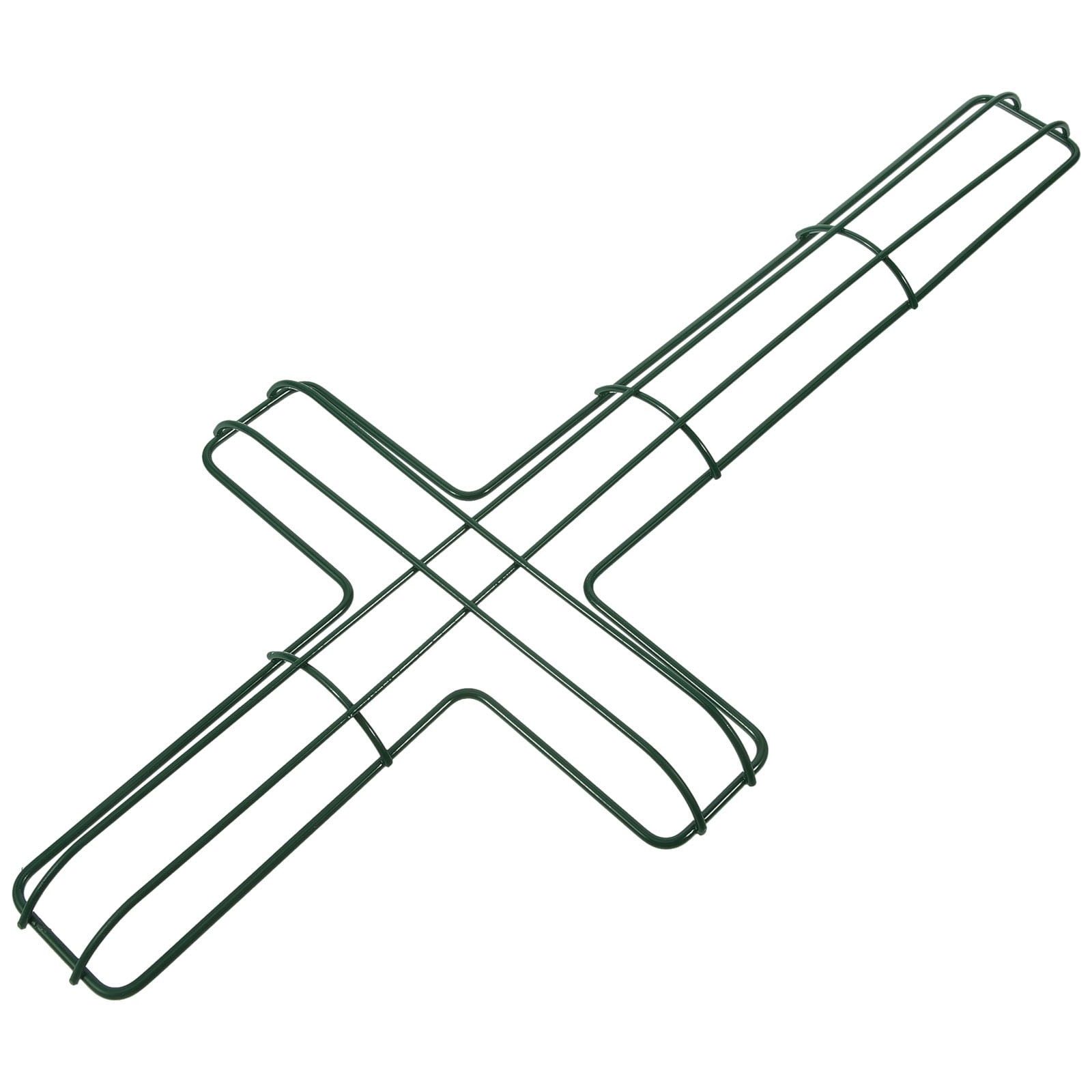 Cross Wreath Frame Metal Cross Shaped Metal Wire Wreath Frame Form for ...
