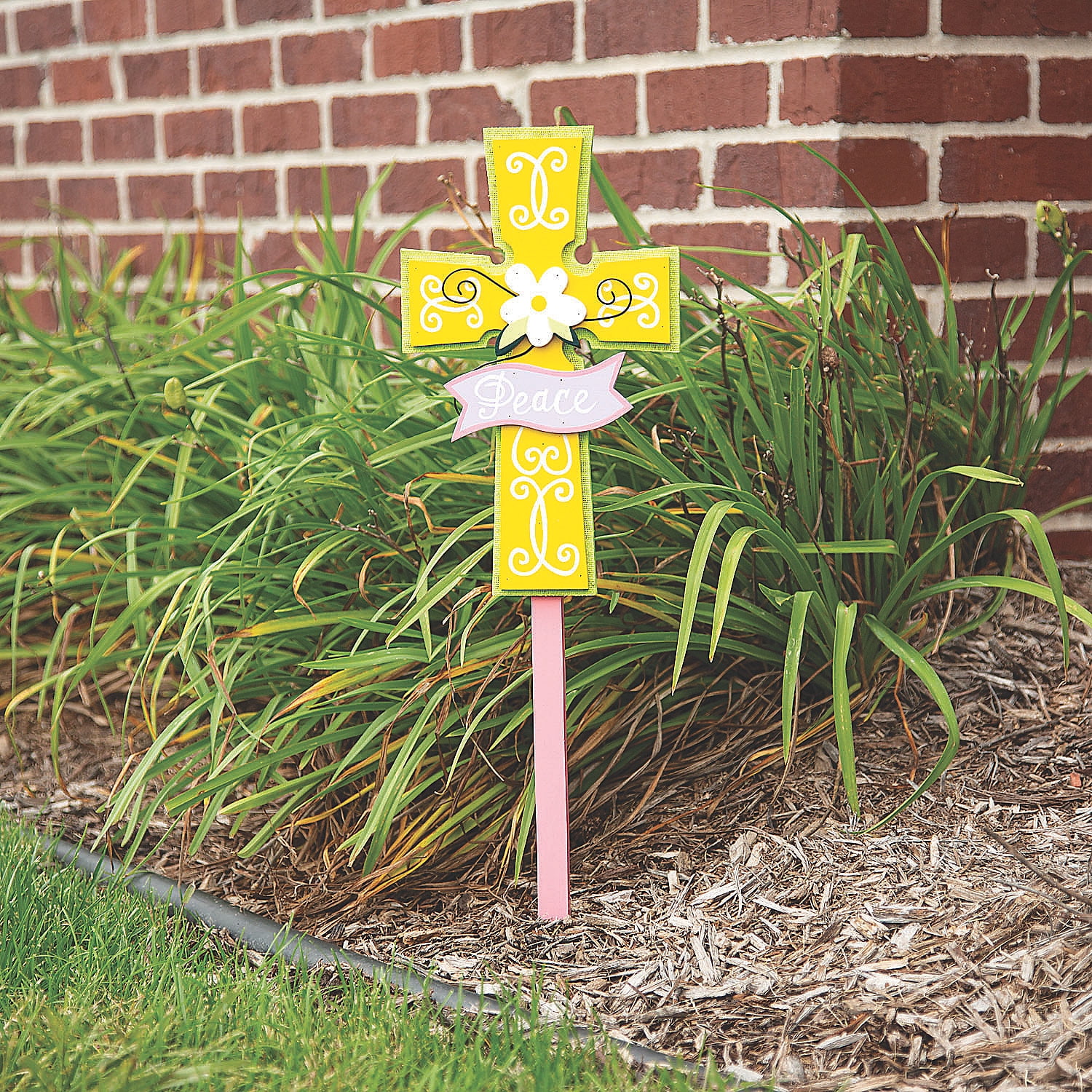Cross Yard Stake - Home Decor - 1 Piece - Walmart.com