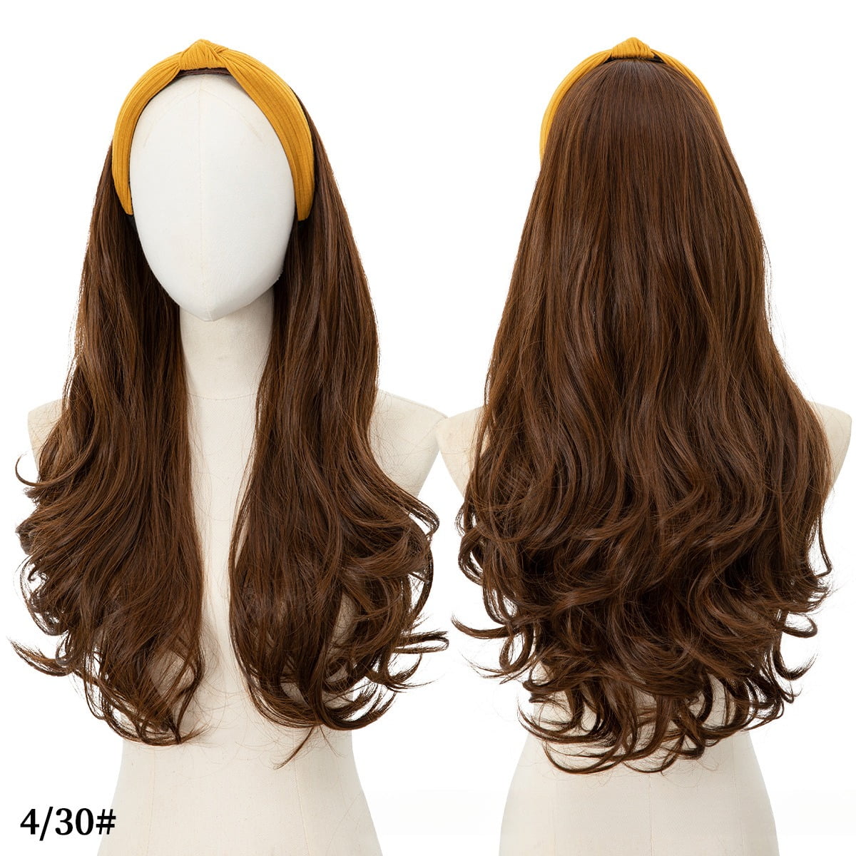 Cross-border European and American Wig for Women, Long Curly Hair ...