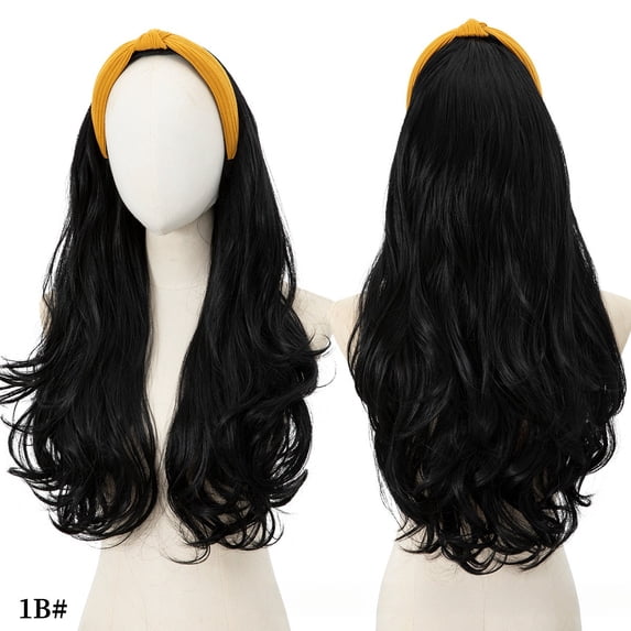 Cross-border European and American Wig for Women, Long Curly Hair ...