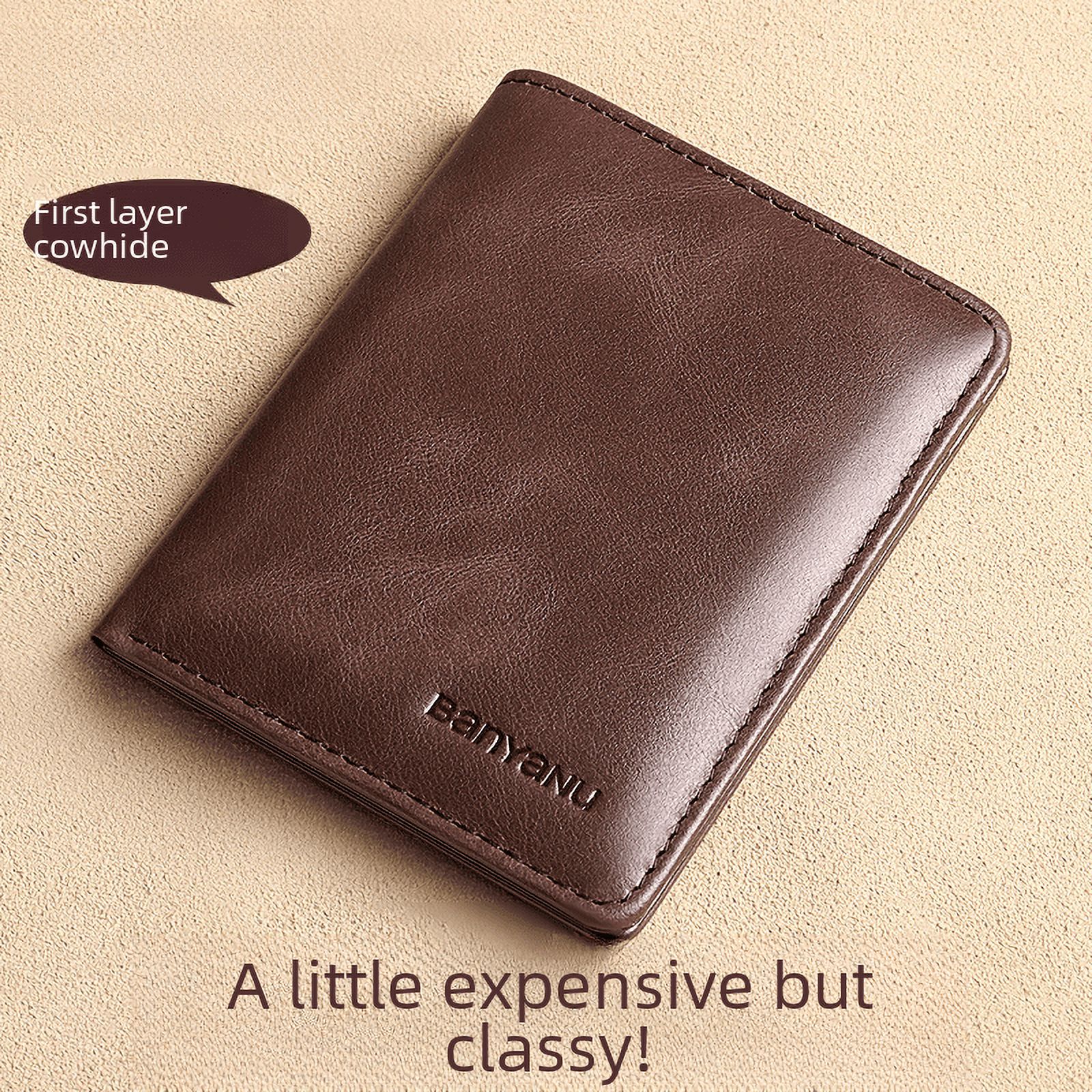 Cross-border Guangzhou Leather Factory Wallet Men‘s Leather Vertical ...