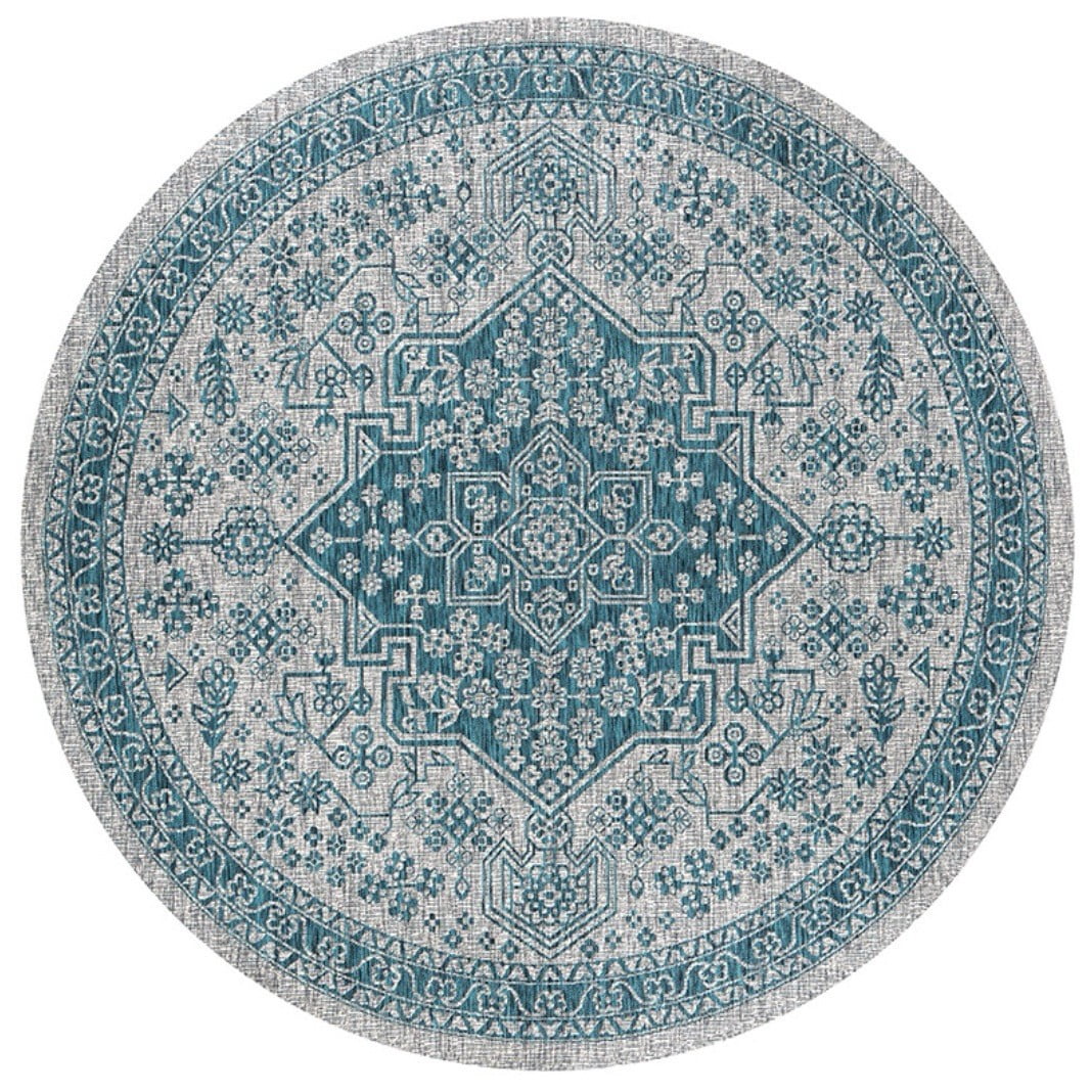 Cross-border Nordic Ethnic Style Round Living Room Carpet Bedroom ...