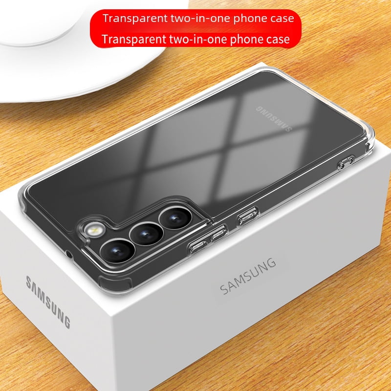 Cross-border Samsung S24 ultra 2-in -1 phone case transparent acrylic ...