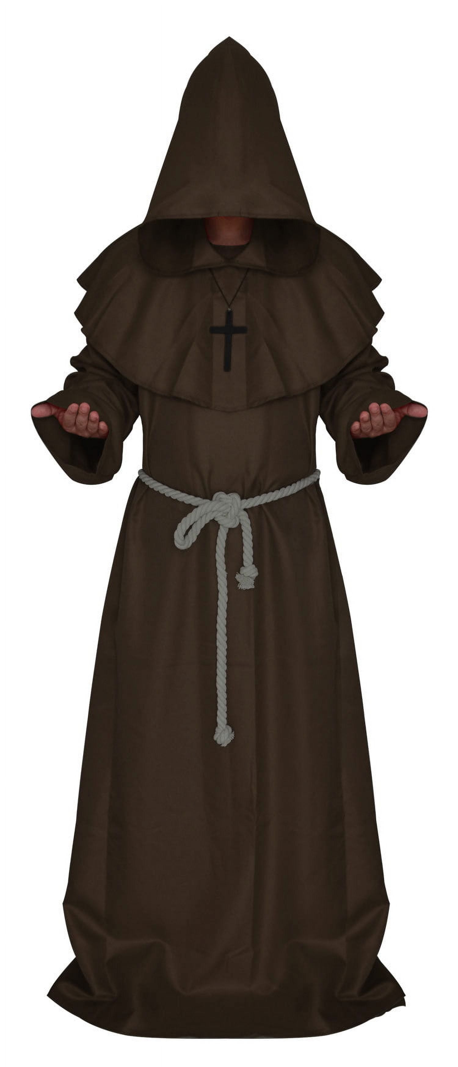 Cross-border cross-border medieval monk costume wizard priest cos ...