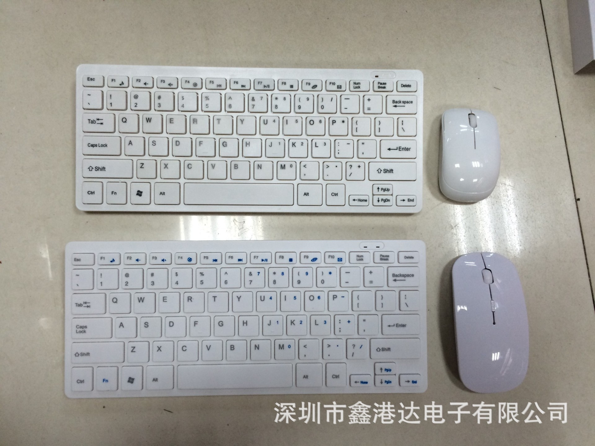 Cross-border e-commerce ultra-thin 2.4g wireless keyboard and mouse set ...
