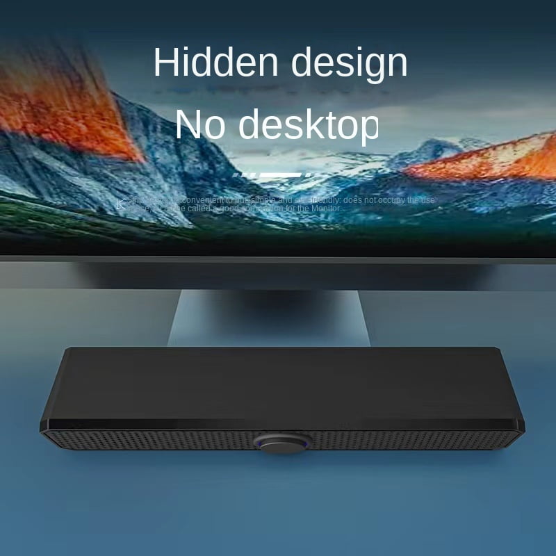 Cross-border strip bluetooth computer speaker usb wired mobile phone ...