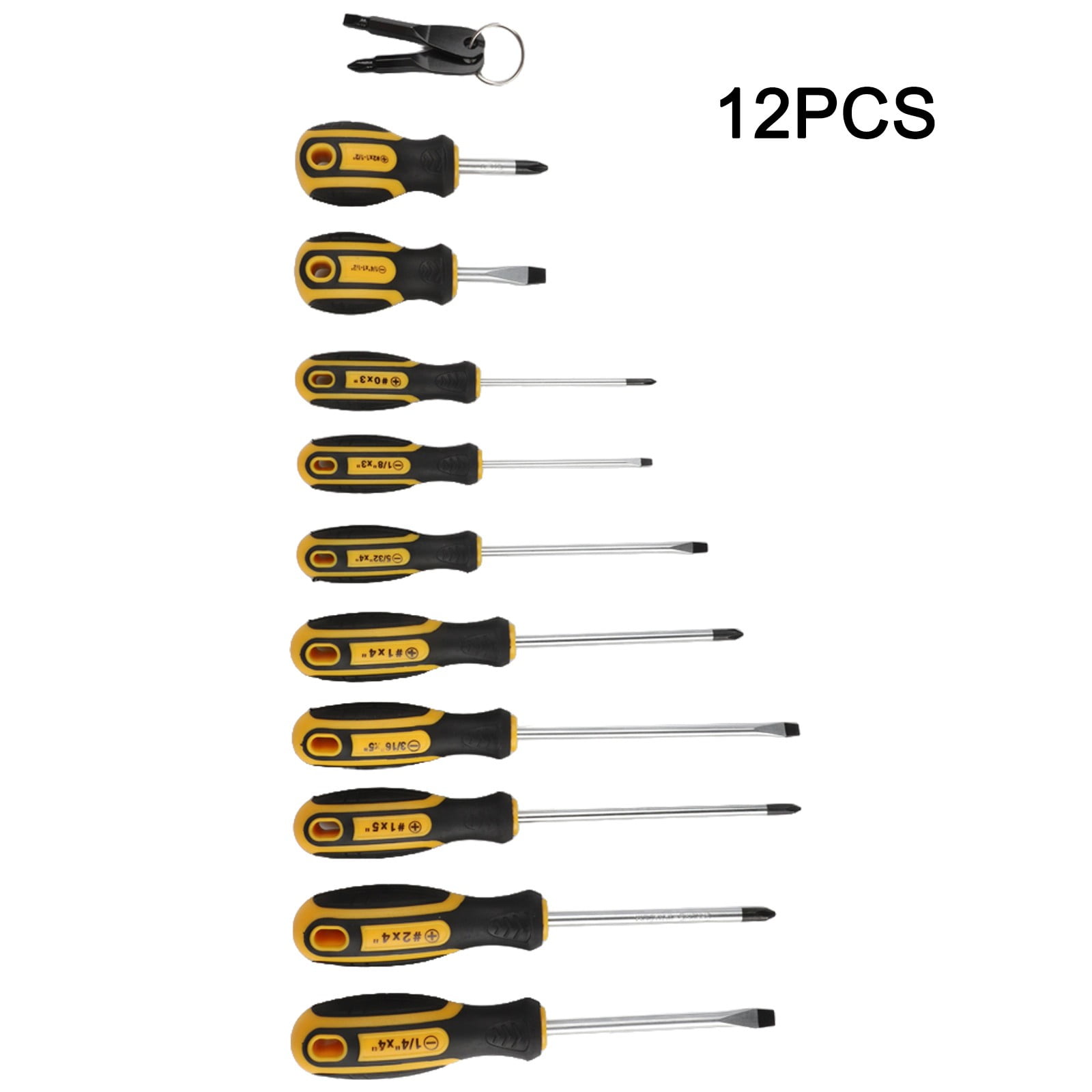 Cross screwdriver magnetic screwdriver wholesale rubber handle ...