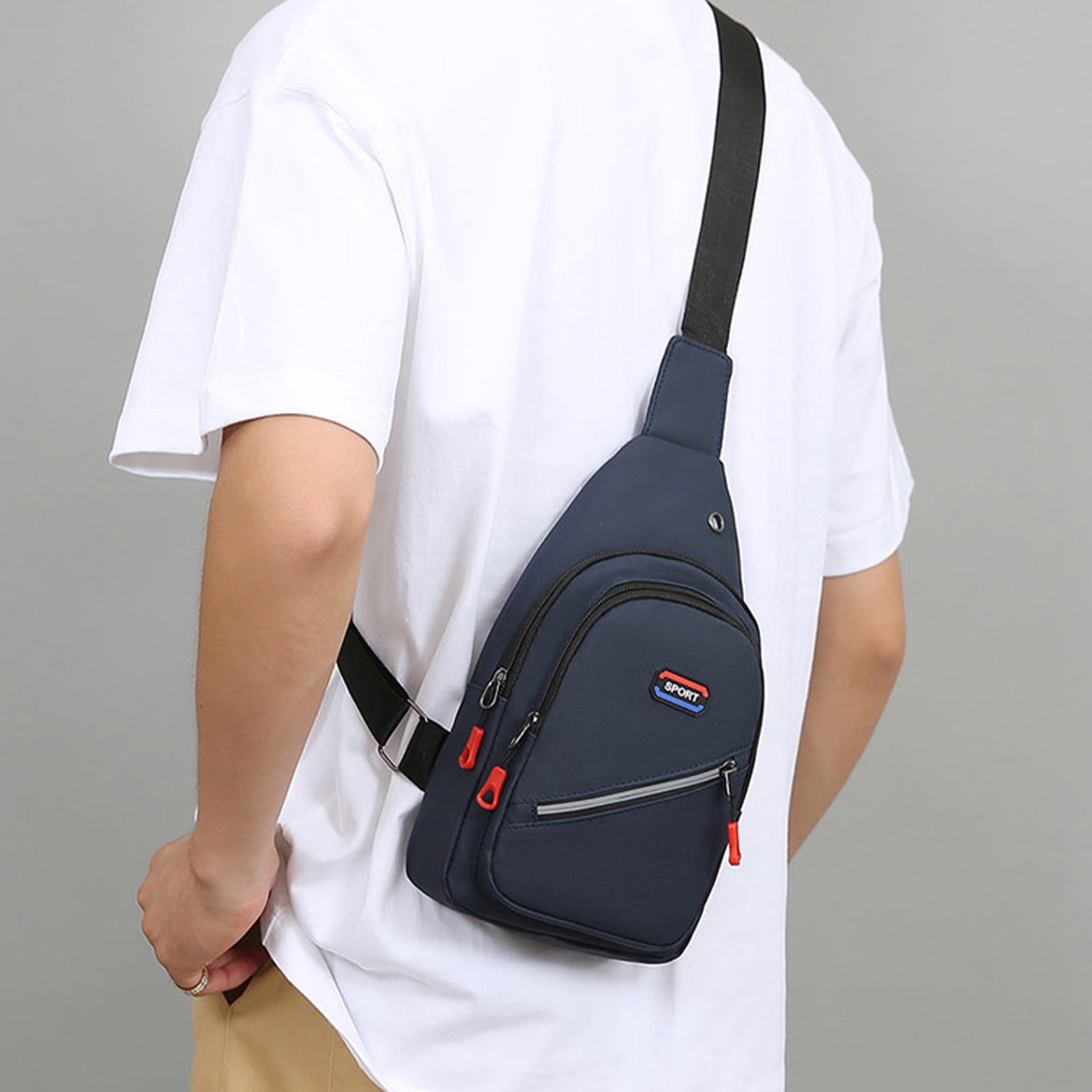 Crossbody Backpack Men's And Women's Shoulder Backpack , Lightweight ...