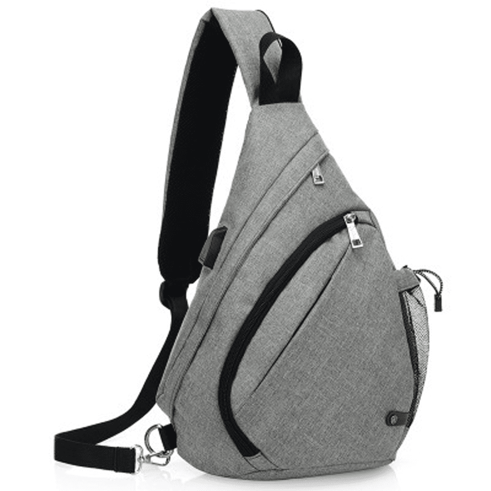 Crossbody Backpack: Over Shoulder Daypack Casual Cross Chest Side Pack ...