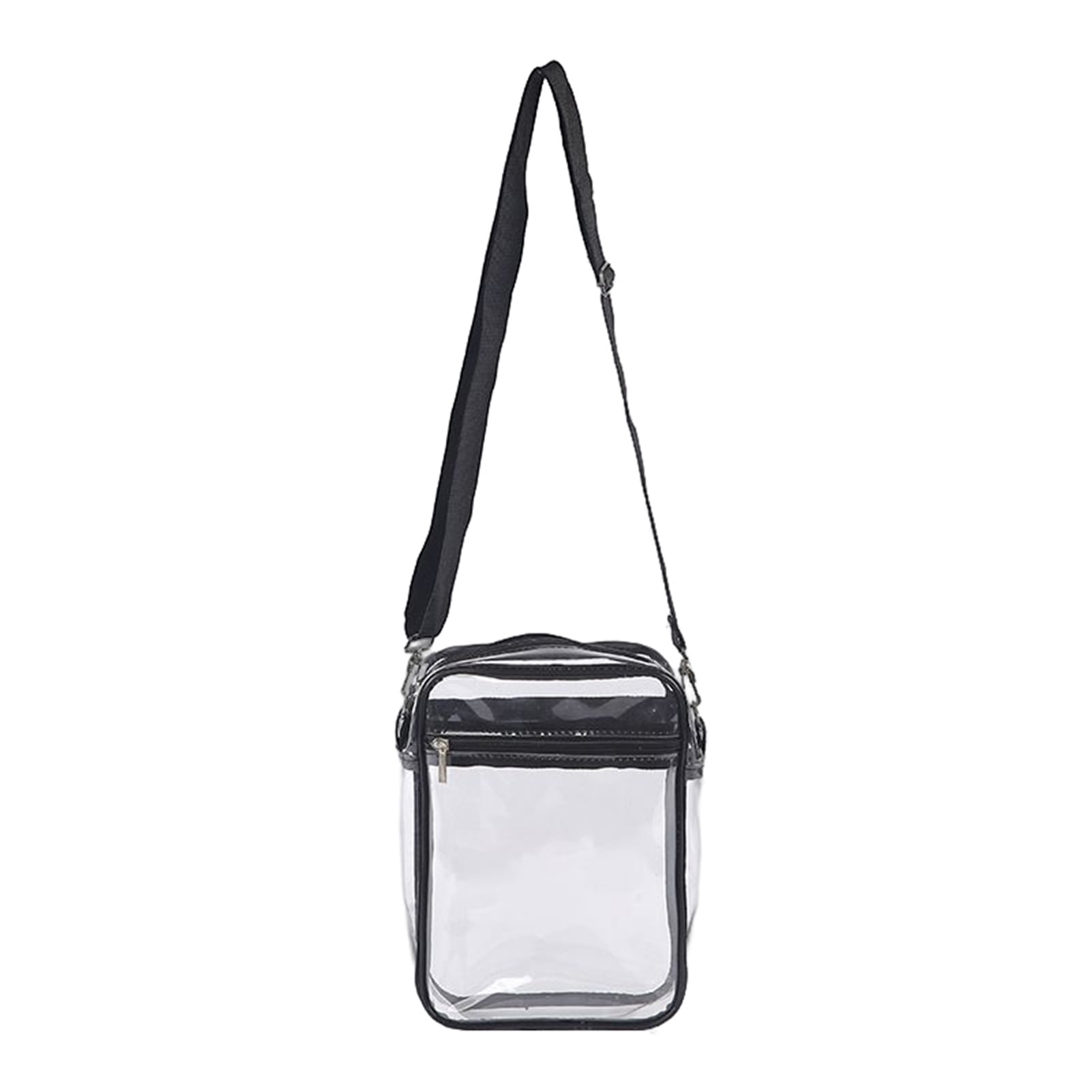 Crossbody Bag Large Capacity Transparent PVC Clear Makeup Cosmetic ...