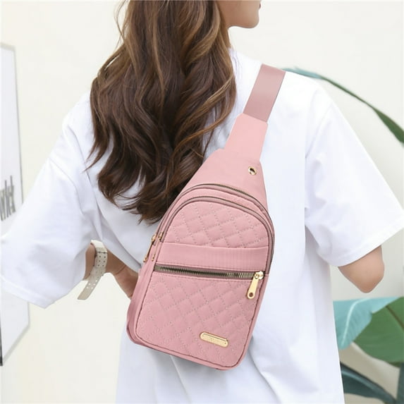 Crossbody Bag, Messenger Bag, Water-Resistant Polyester Shoulder ...