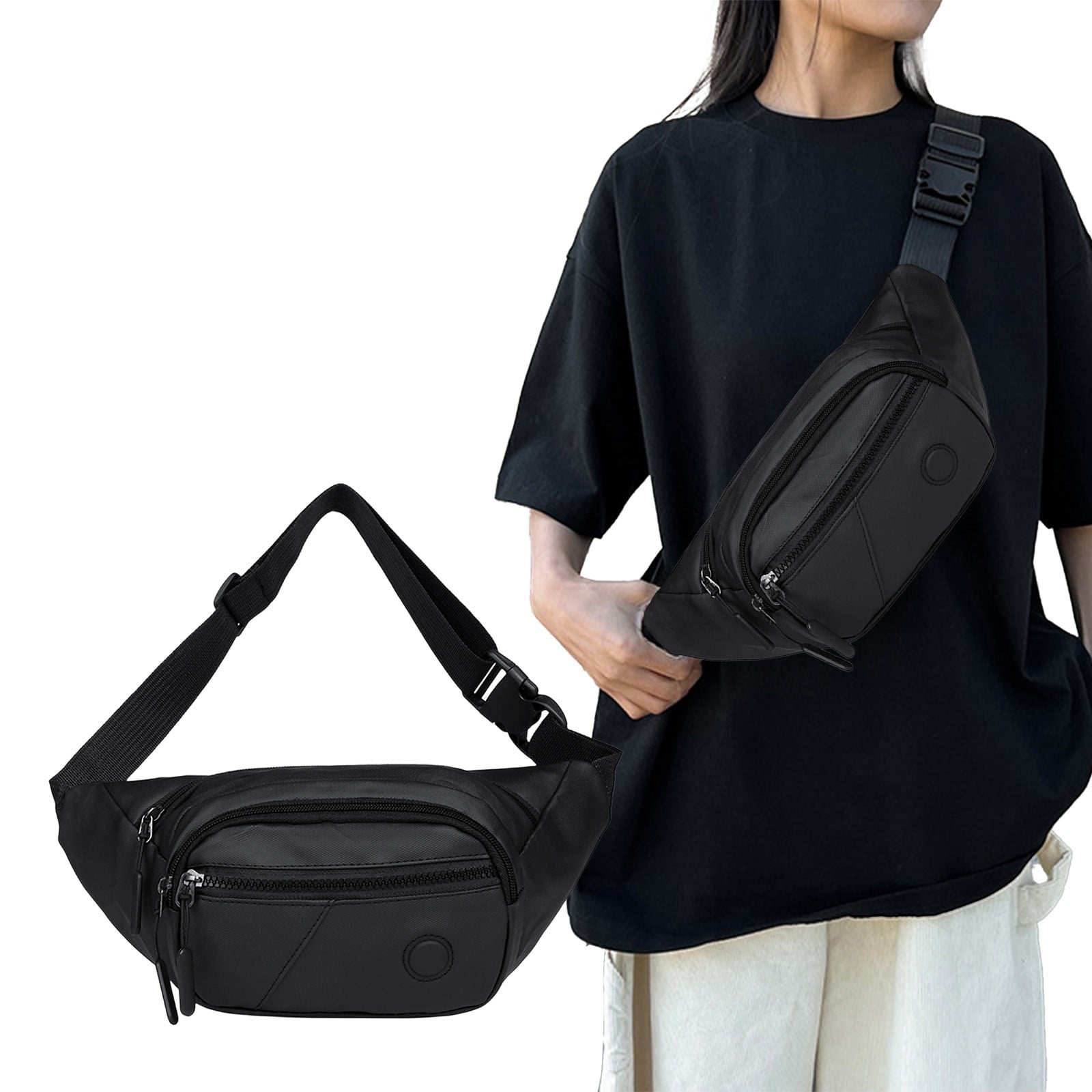 Crossbody Bag – Outdoor Chest Backpack | Watertight Nylon, Lightweight ...