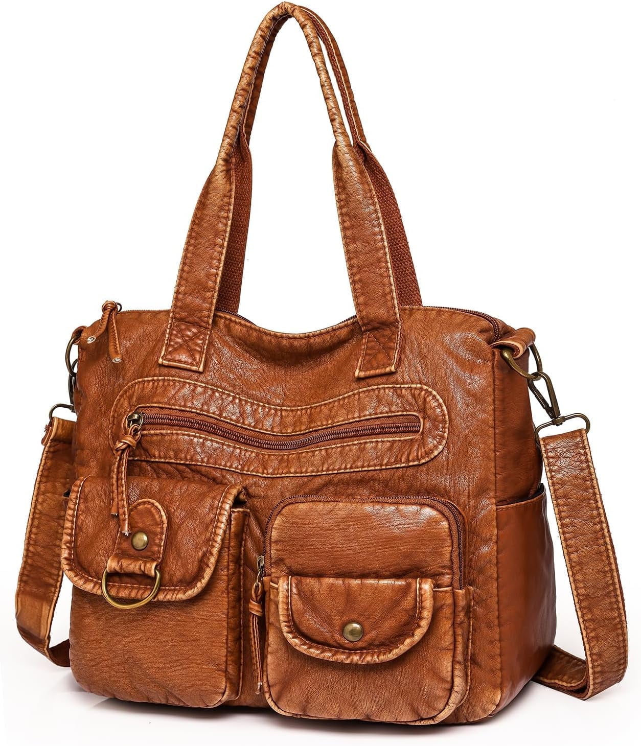 Crossbody Bag for Women Multi Pocket Shoulder Bags Medium Travel Purses ...