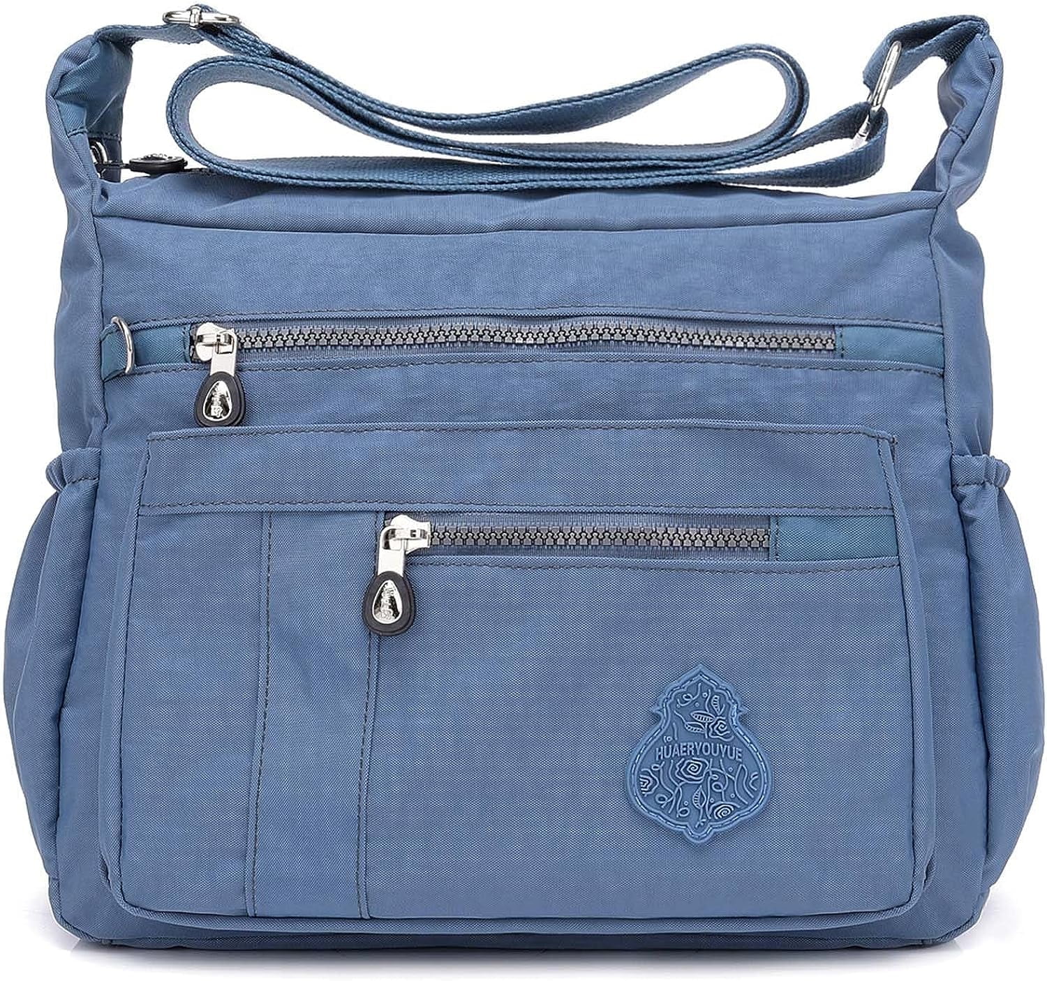 Crossbody Bag for Women, Multi Pockets Waterproof Nylon Shoulder ...