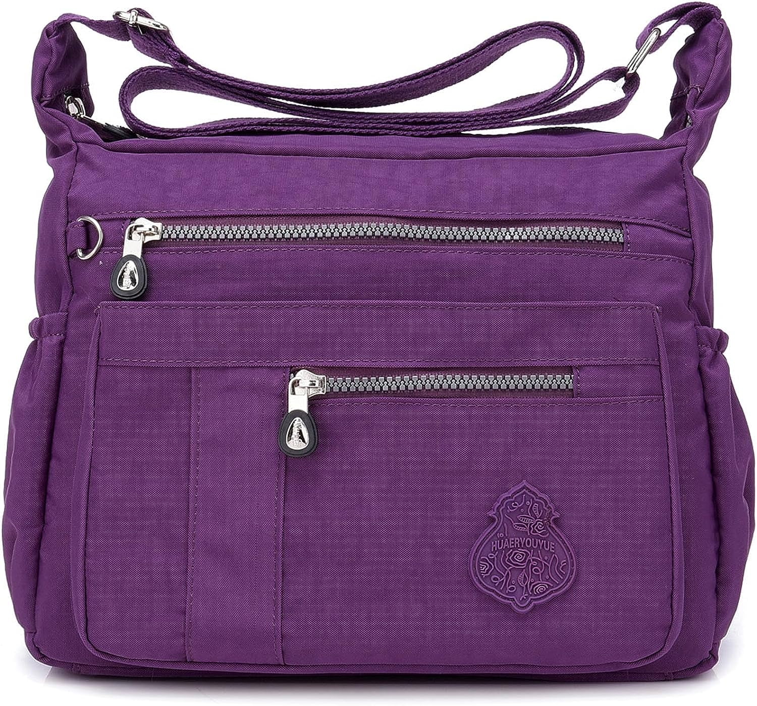 Crossbody Bag for Women, Multi Pockets Waterproof Nylon Shoulder ...