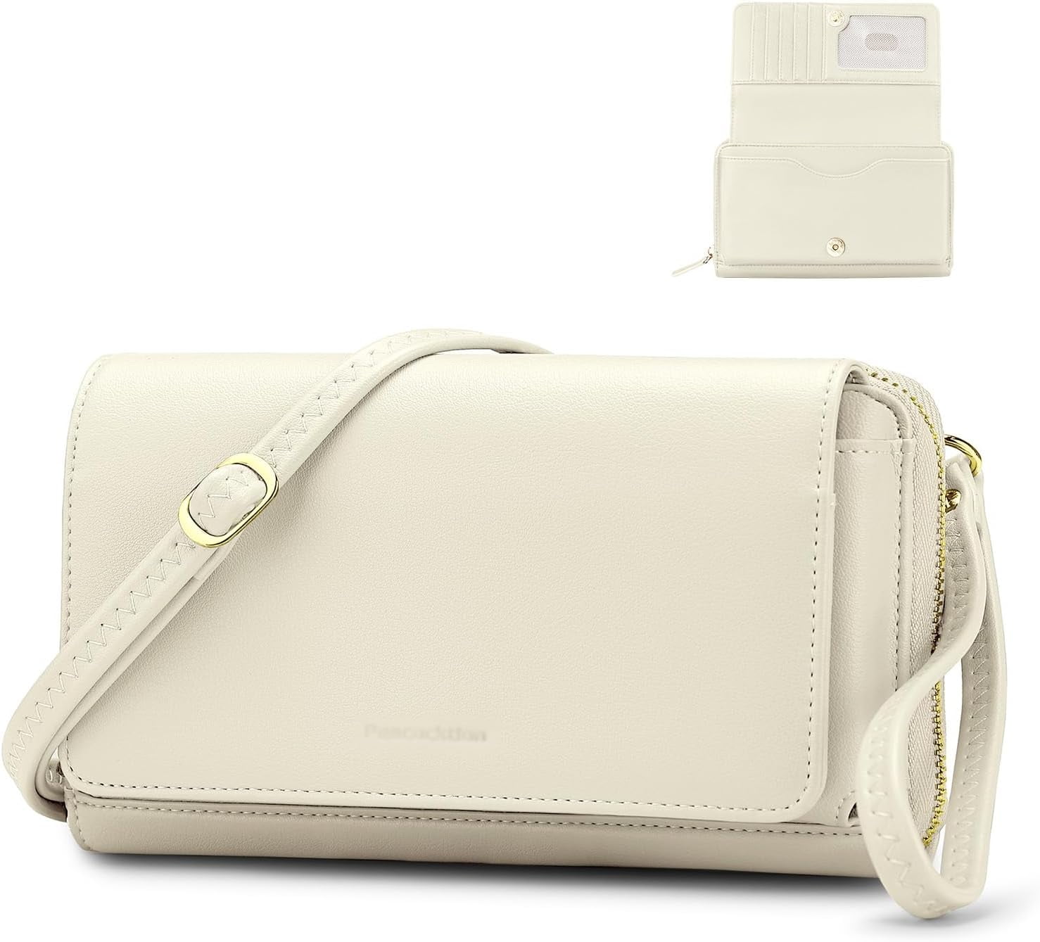 Crossbody Bag for Women Wristlet Wallets with RFID Card Small Clutch ...