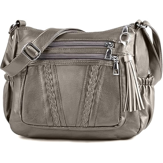 Verstarlin Crossbody Bags For Women Pocketbooks Soft PU Leather Purses ...
