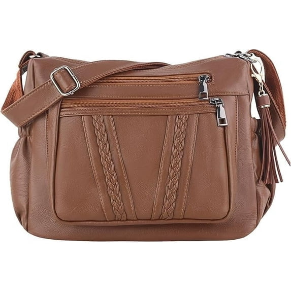 Verstarlin Crossbody Bags For Women Pocketbooks Soft PU Leather Purses ...